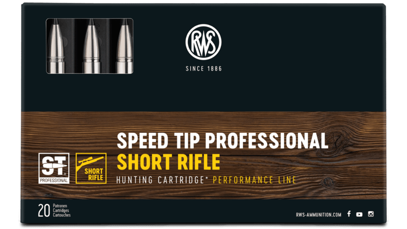 .308 Win. Speed Tip Pro Short Rifle 10.7g. / 165grs. - Kurt Zimmermann Waffen AG