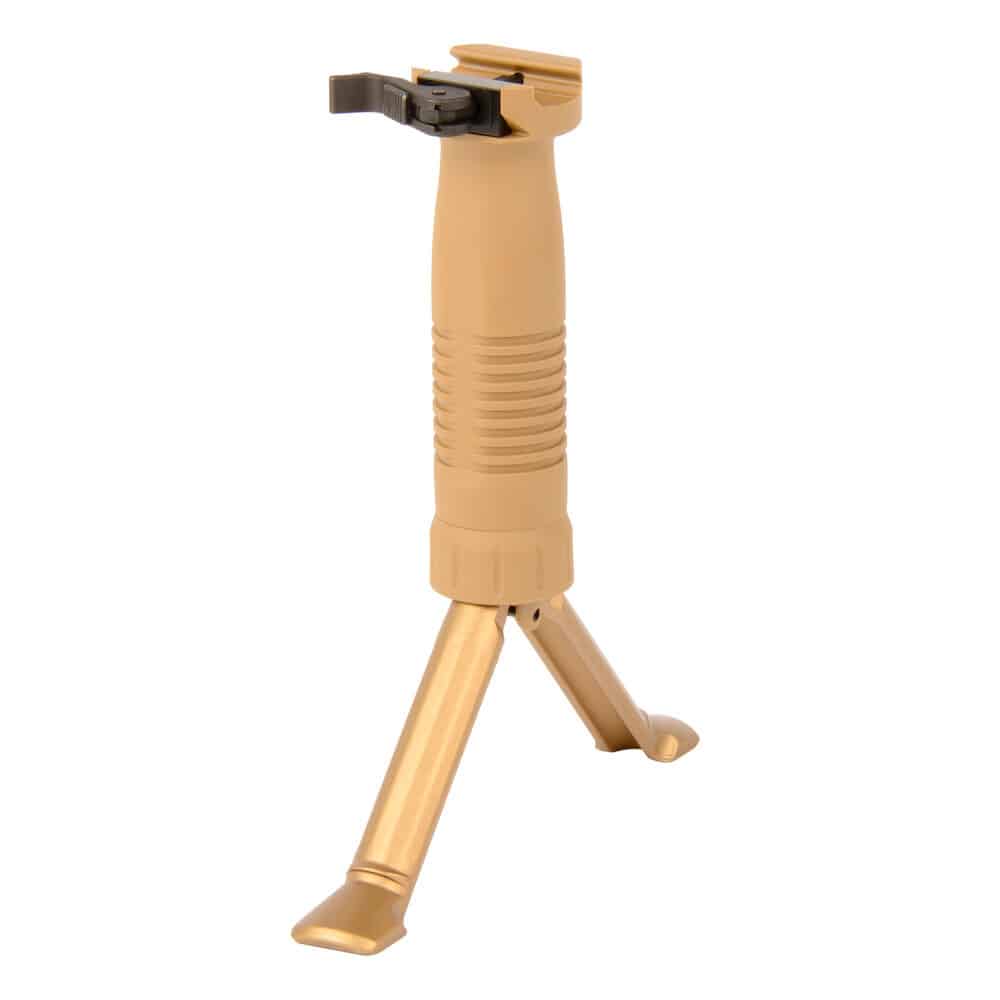 B&T Unigrip QD Bipod Aluminium, Coyote Tan - Kurt Zimmermann Waffen AG
